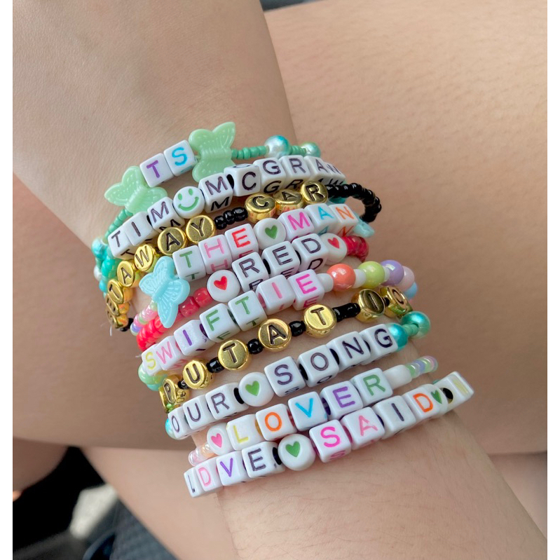 FRIENDSHIP BRACELETS FAN MADE TAYLOR SWIFT INSPIRED | Shopee Philippines