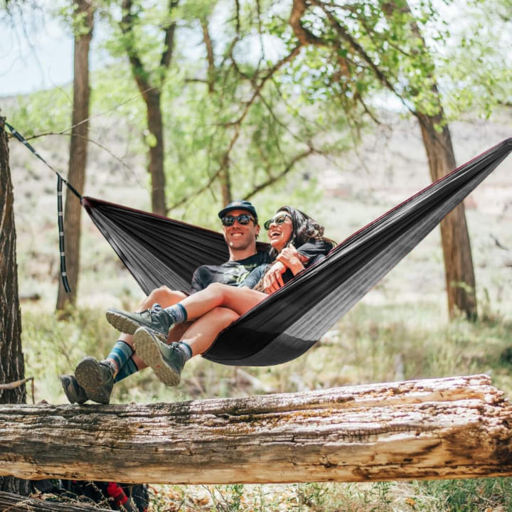Double-nest Parachute Hammock Lighweight | Shopee Philippines