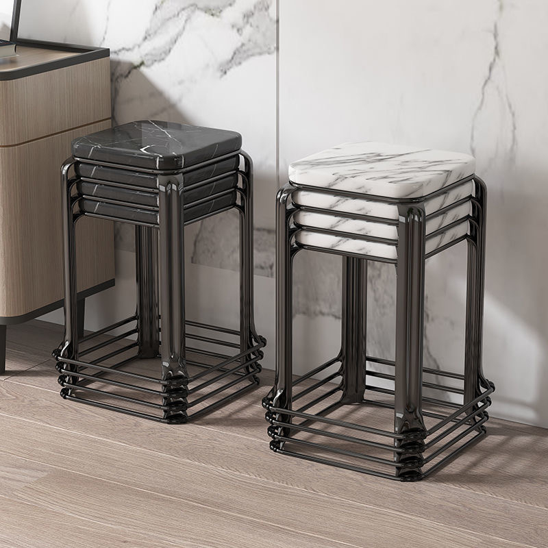 Nordic Living Room Steel Stools Household Stool Chairs Bar Stools ...