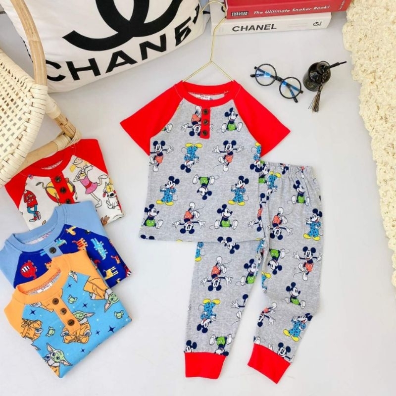 Bb Angel Character T-shirt Jogger Pants terno for boys | Shopee Philippines
