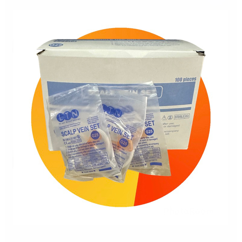 Scalp vein set G25 butterfly 100% original per pc | Shopee Philippines