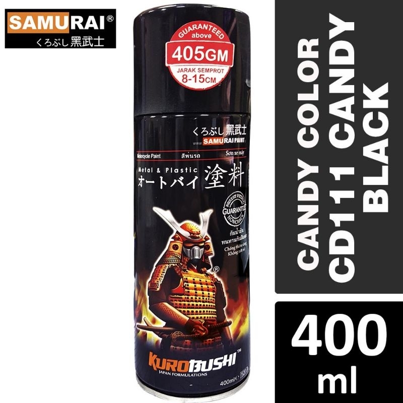 Samurai Paint CANDY BLACK CD111 | Shopee Philippines