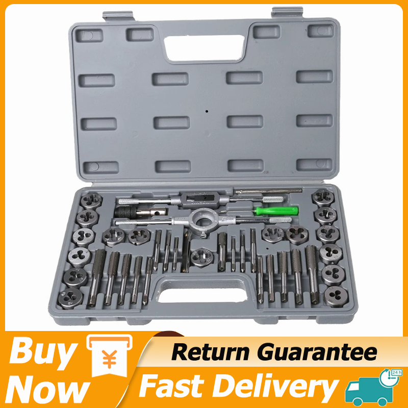 40Pcs Metric Tap Die Set Hand Threading Tool Tungsten Carbide Screw Thread Bit | Shopee Philippines