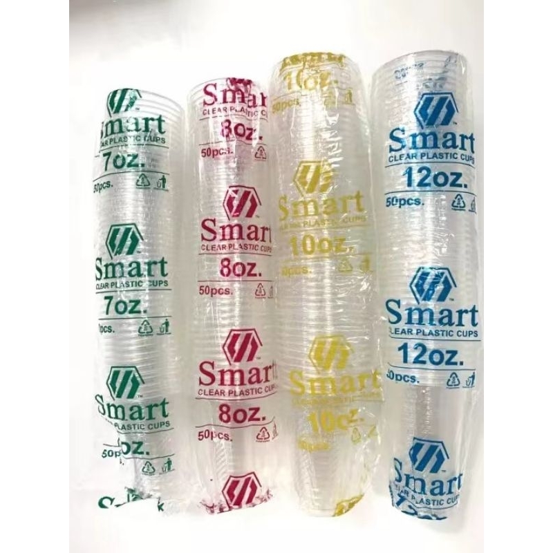 (1,000 pcs) Smart Plastic cups, Transparent disposable cup | Shopee ...