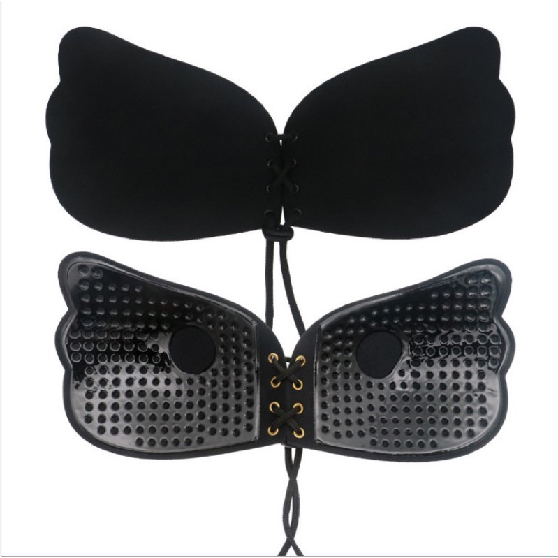 LSJ Magic silicon cup A-C adhesive bra Push Up bras Strapless invisible ...