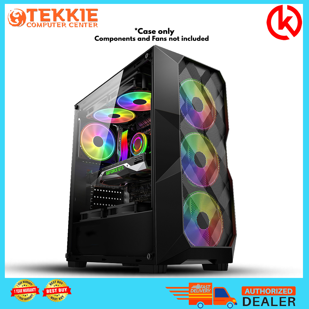 BRAND NEW Keytech Knight Series Armor (ATX,MATX,ITX) | Shopee Philippines