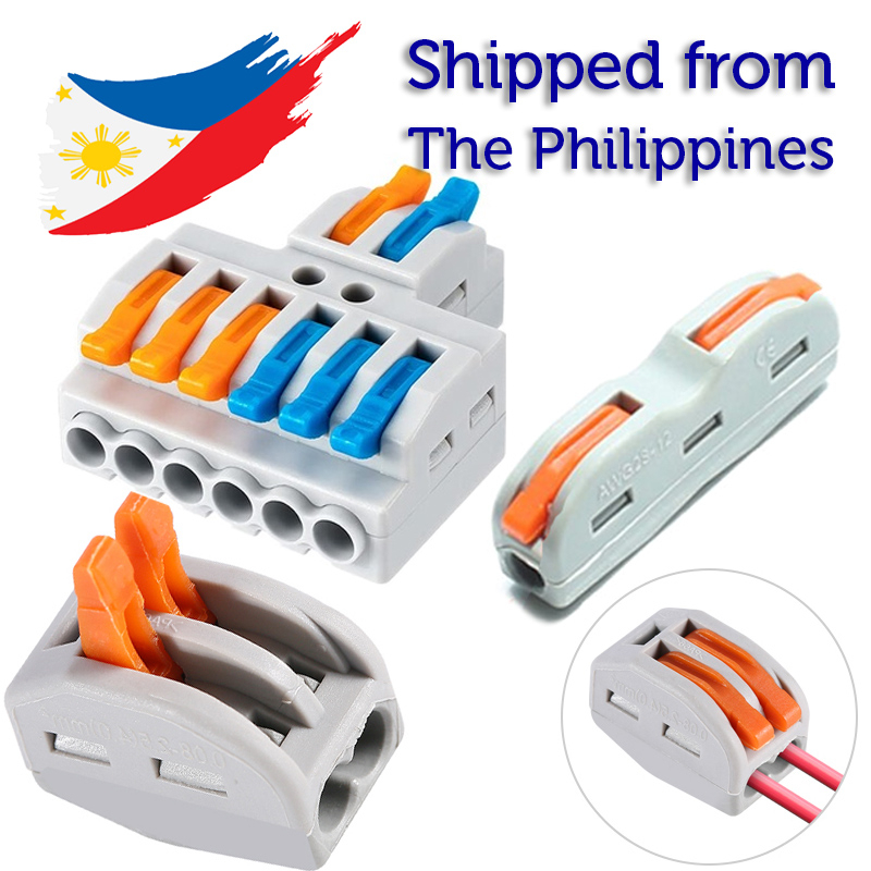 WAGO Electric Universal Compact Wire Wiring Connector 2 pin Conductor ...
