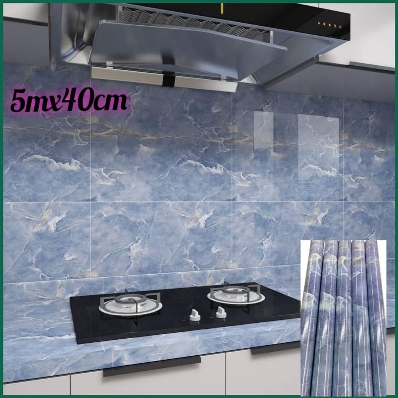 Kitchen oil-proof stickers waterproof fireproof adhesive Stove cabinets ...