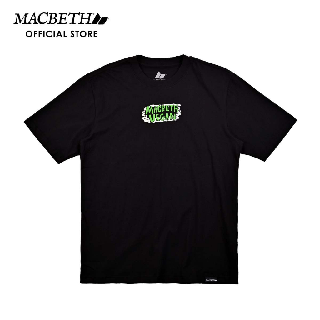 MACBETH MEN'S GRAPHIC TEE - VEGAN IS BACK ( SALE ) | Shopee Philippines