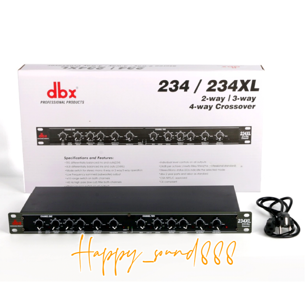 Crossover DBX 234XL Stereo 2/3 Way, Mono 4-Way/tested before ship out ...