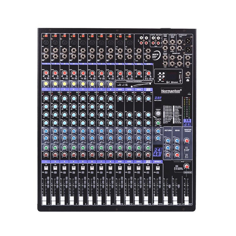 SOKC MT12 audio mixer 12 Input Channels Mixer Sound System with ...