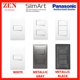 Panasonic Slim Art Series 4 WAY Switch White, Metallic Gray, Mettalic ...