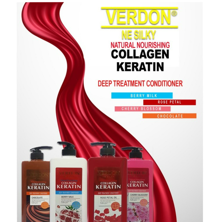 1000mL Verdon Natural Nourishing Collagen Keratin Deep Treatment ...
