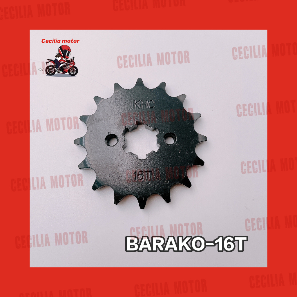 MOTORCYCLE ENGINE SPROCKET FOR XRM TMX DREAM BARAKO RS100 BAJAJ RAIDER ...