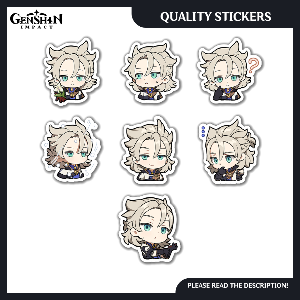 Albedo - Genshin Impact Emoji Stickers | Shopee Philippines