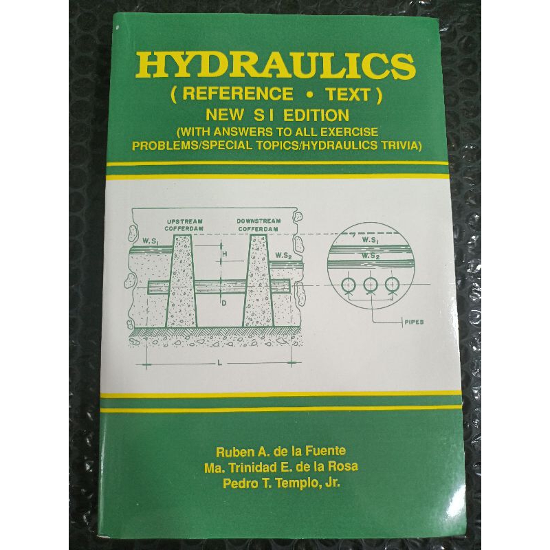 Hydraulics (Reference.Text) New S I EDITION | Shopee Philippines