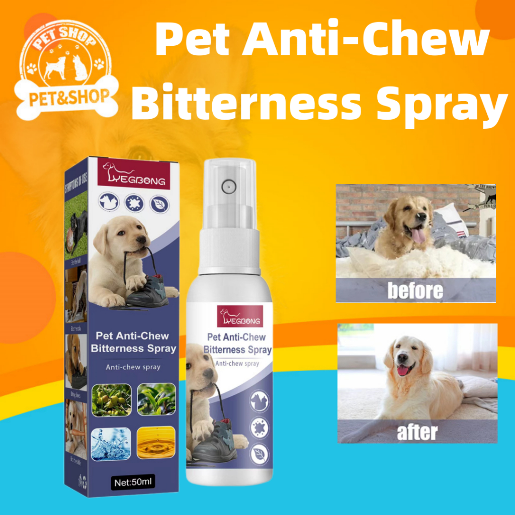 Pet Anti-Chew Bitterness Spray, expel dog chewing table and chair legs ...