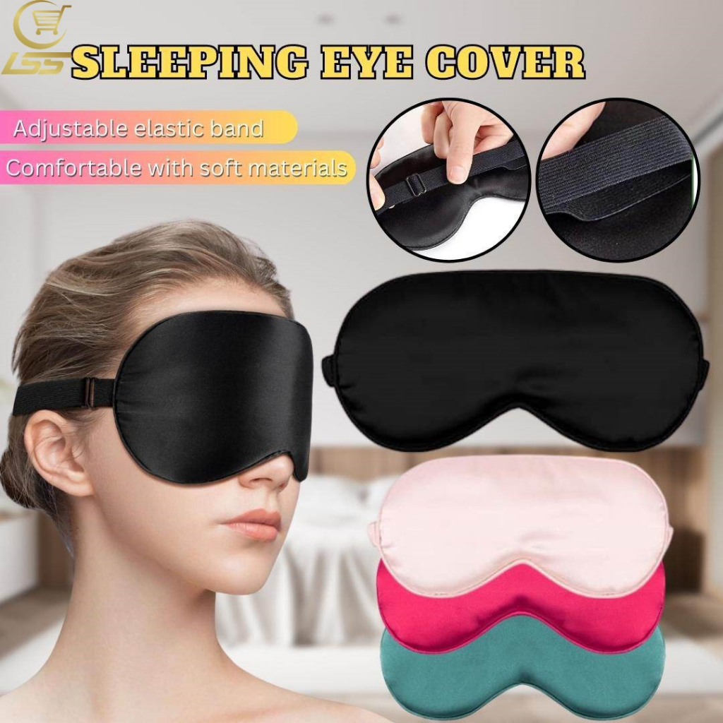 Efeq Sleeping Eye Cover Portable Soft Silk Cloth Sleeping Eyeshade ...