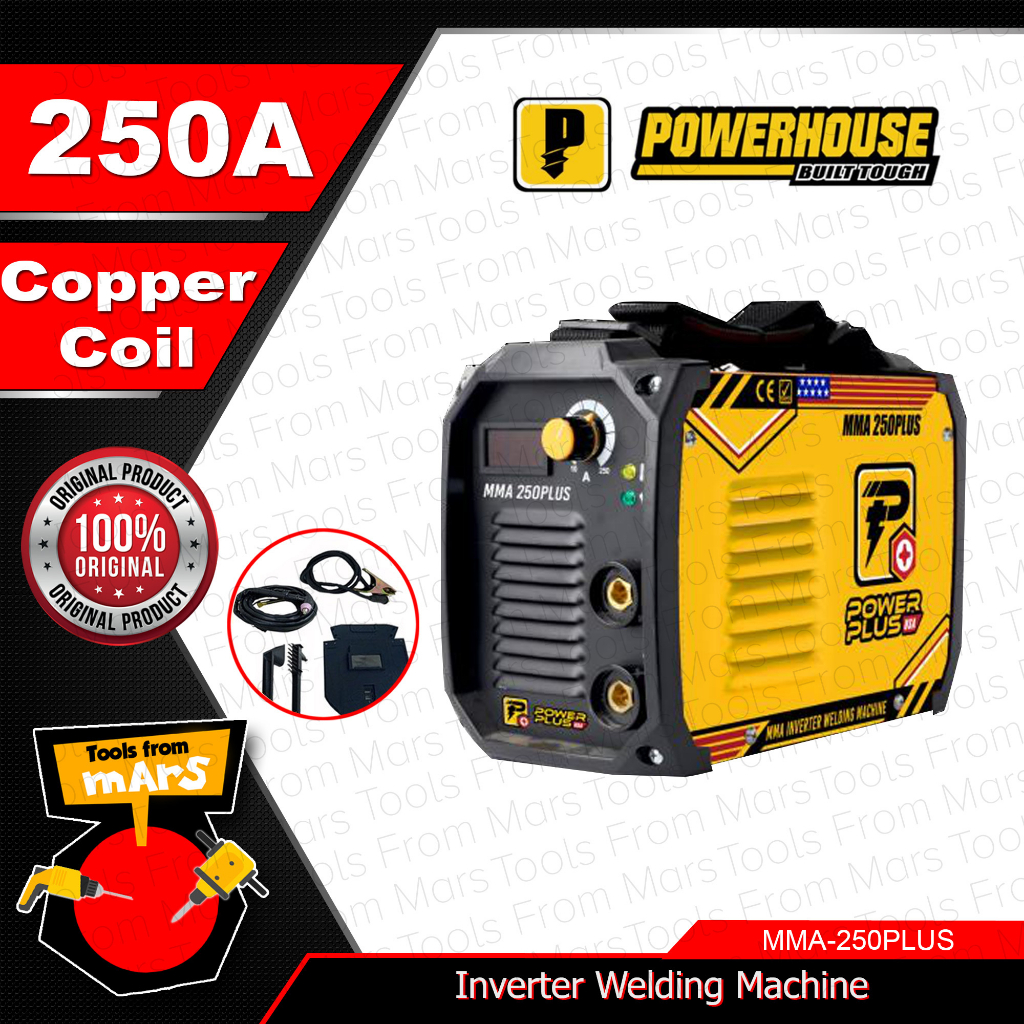 POWERHOUSE 250A Power Plus Inverter Welding Machine MMA-250PLUS ...