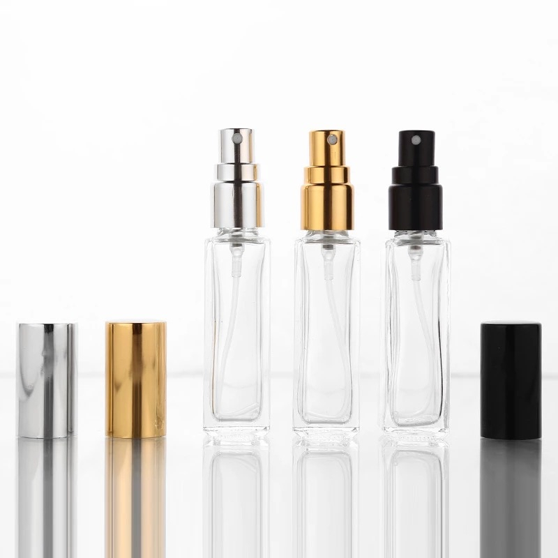 5ML Glass perfume spray/ roll on bottle refillable travel handy size ...