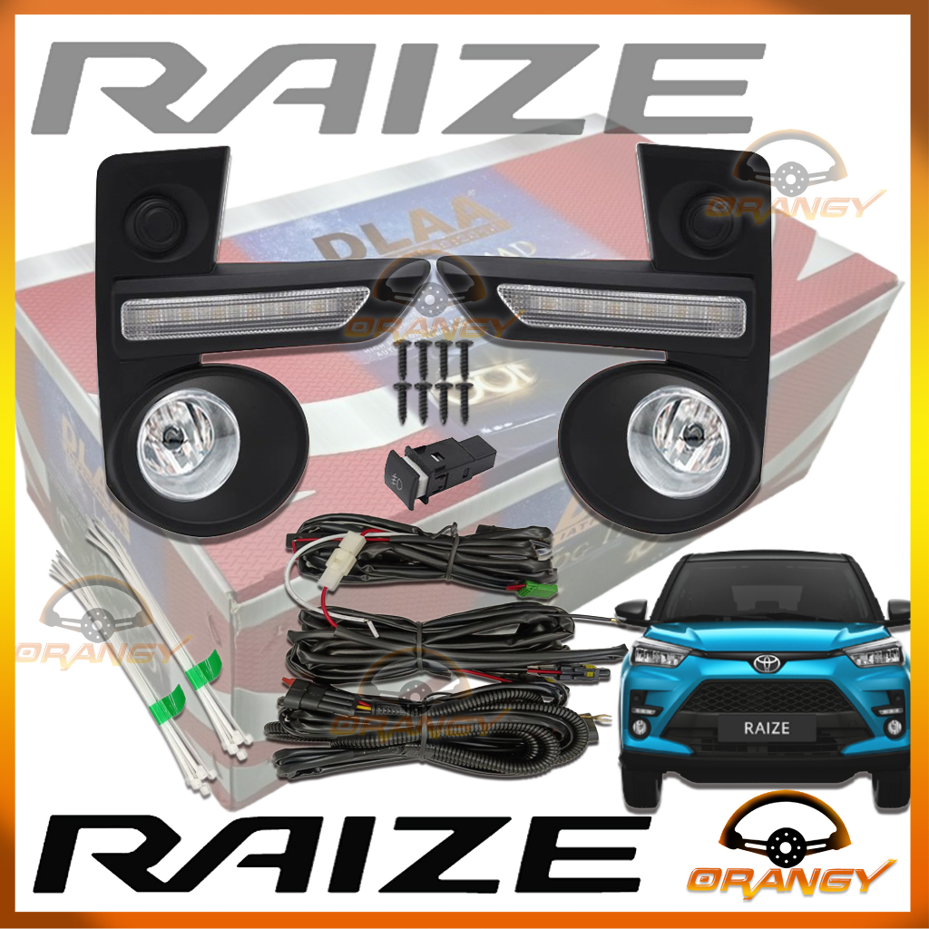 Toyota Raize 2020 to 2025 Genuine DLAA Fog Light w/DRL Foglight Foglamp ...