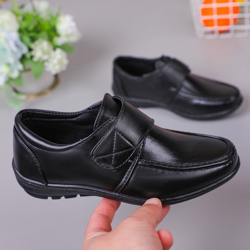 Black/ School/Kids Shoes For Boys size 30-35 | Shopee Philippines