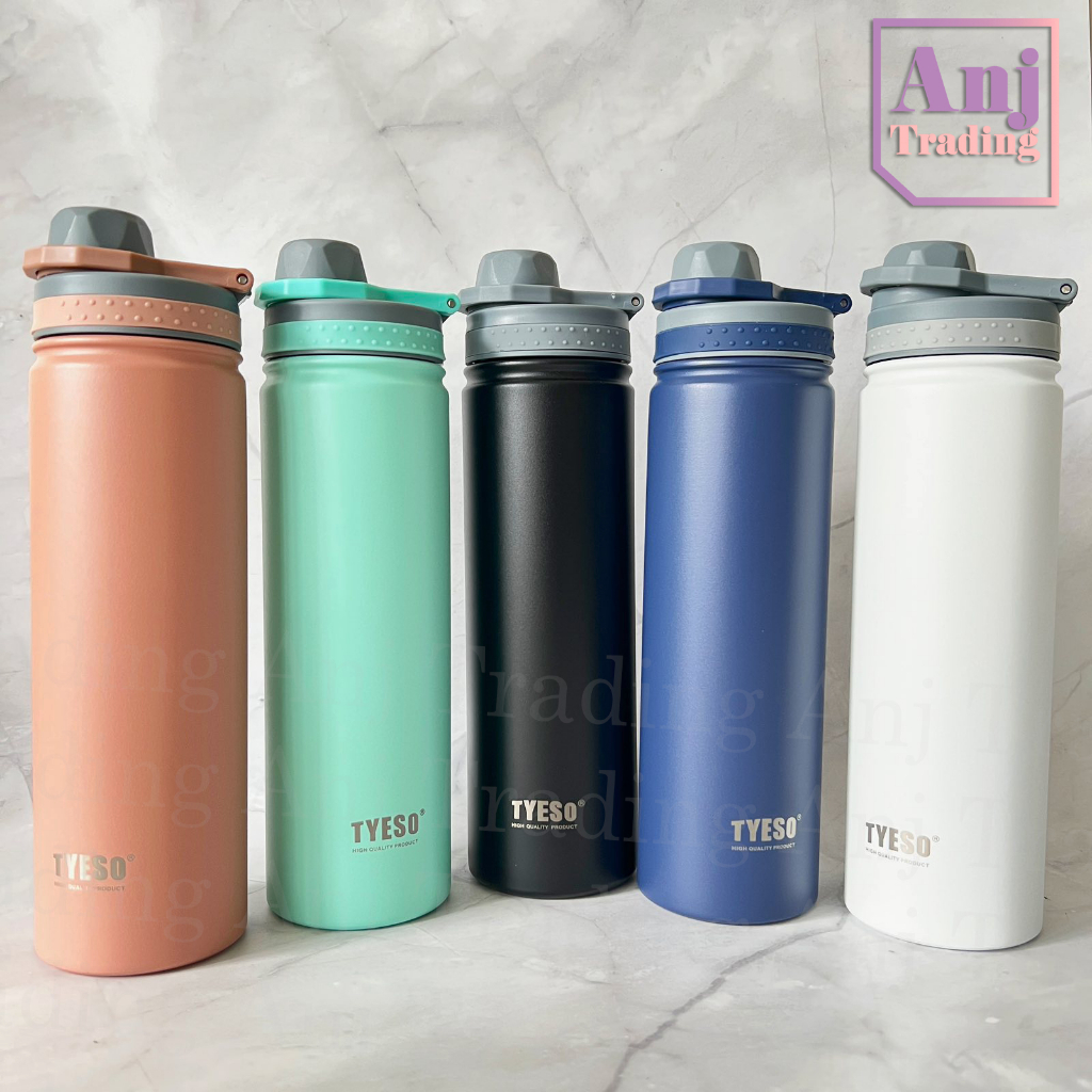 750 ML Tyeso Vacuum Insulated Flask Thermos Tumbler with Handle LEAK PROOF 100% AUTHENTIC ...