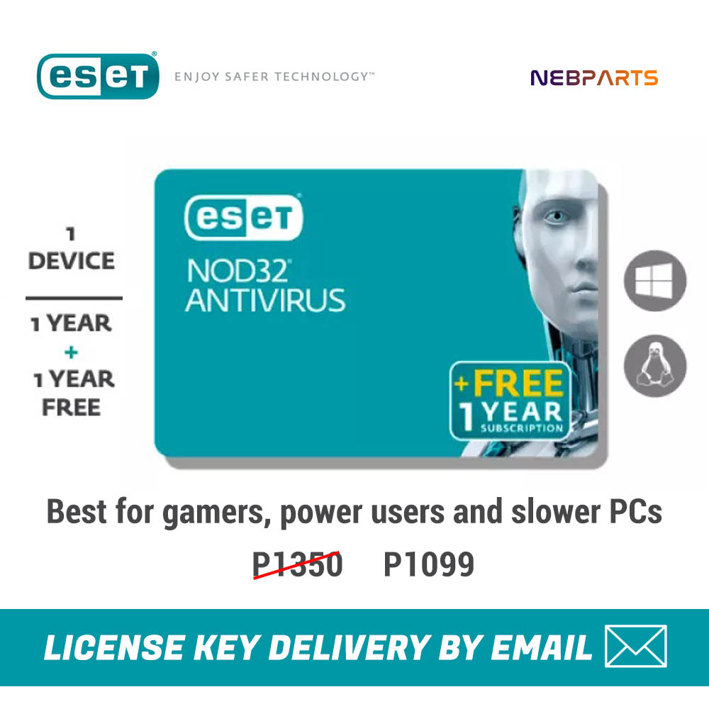 ESET NOD32 ANTIVIRUS 2 YEARS PROMO for 1 Device | Fast Activation | Not ...