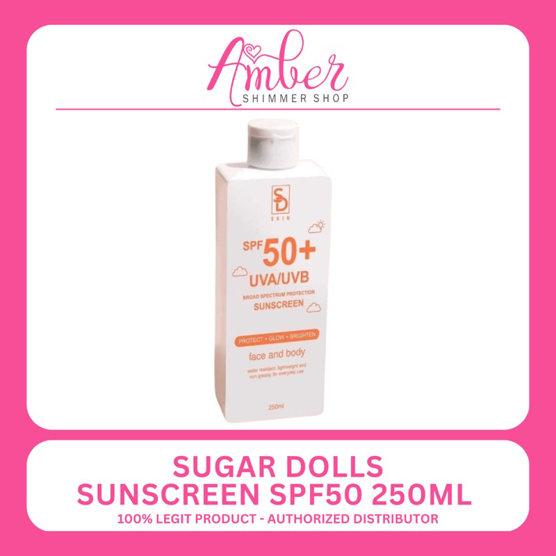 Sugar Dolls 𝟯-𝗜𝗡-𝟭 𝗙𝗔𝗖𝗘 & 𝗕𝗢𝗗𝗬 𝗦𝗨𝗡𝗦𝗖𝗥𝗘𝗘𝗡, 𝗡𝗢𝗪 𝗜𝗡 𝗔 𝟮𝟱𝟬 𝗠𝗟 𝗕𝗢𝗧𝗧𝗟𝗘 𝗙𝗢𝗥 ...
