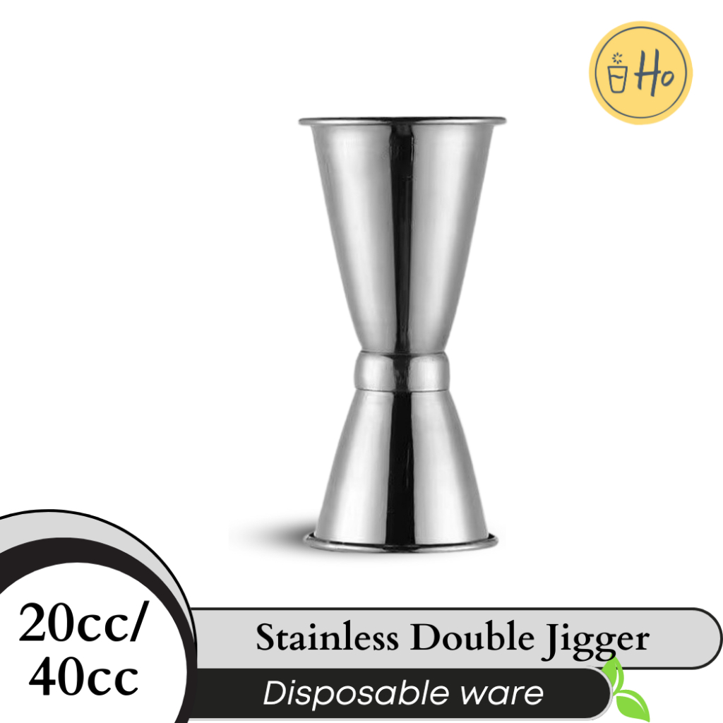 Acrylic & Stainless Jigger Double Sided (10cc/20cc) (20cc/40cc ...