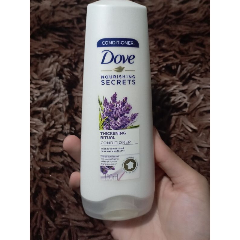 Dove Nourishing Secrets Thickening Ritual Conditioner 150ML | Shopee ...