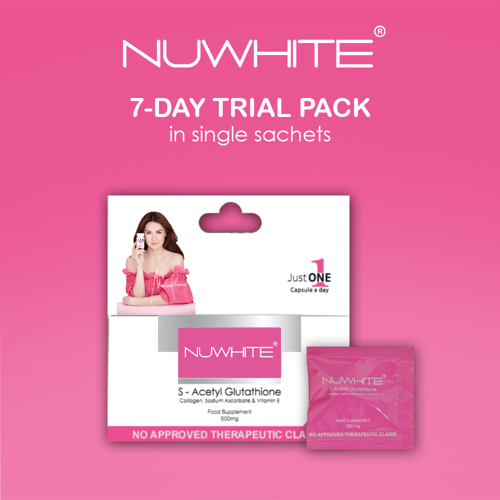 Nuwhite S-Acetyl Glutathione 7-Day Trial Pack | Shopee Philippines