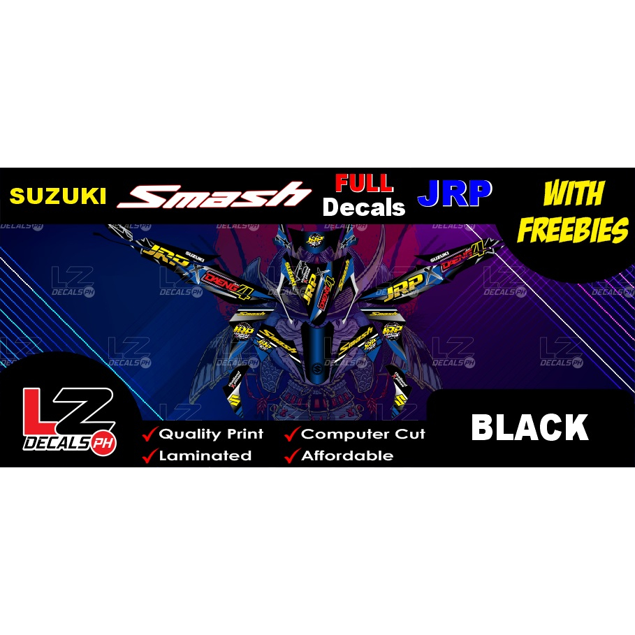 Suzuki Smash 115 JRP Full Decals / Stickers (with freebies) | Shopee ...