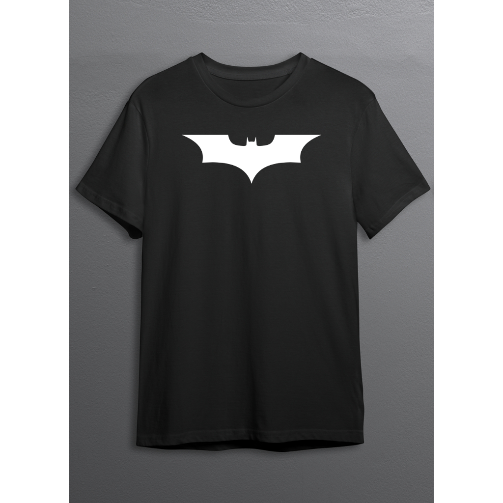 Batman Simple Design Black Cotton Shirt (Unisex) | Shopee Philippines