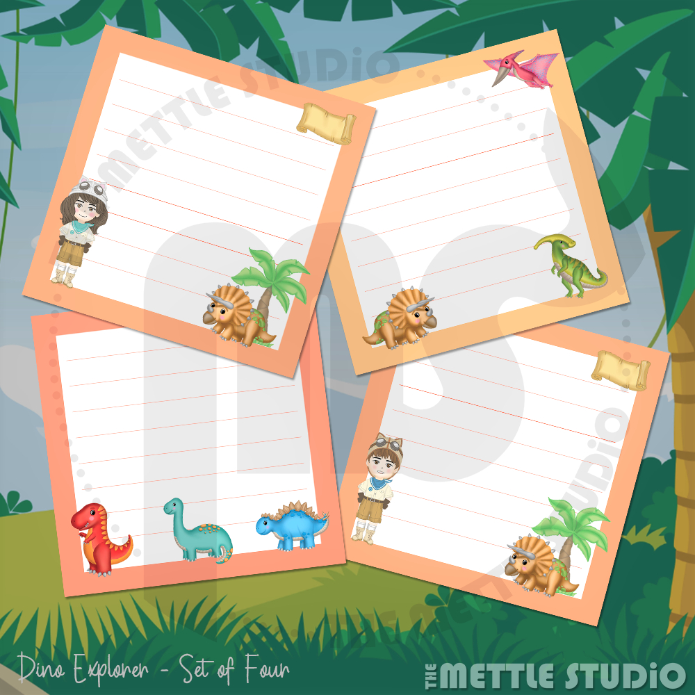 Dino Explorer Themed Memo Pad | Cute Non-Sticky Notepad | Shopee ...