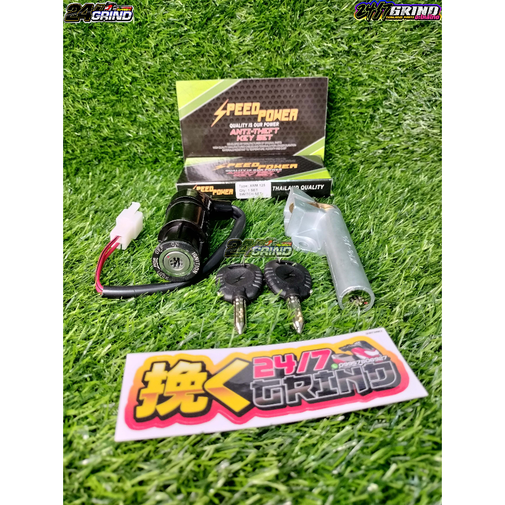 FLOWER TYPE ANTI THEFT KEY IGNITION SWITCH HONDA XRM 125 THAILAND MADE ...