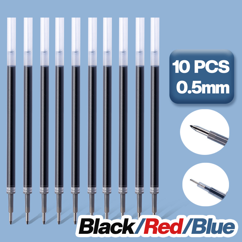 0.5mm Gel Pen Ballpen Refill Carbon Pen Refill School Office Supply ...