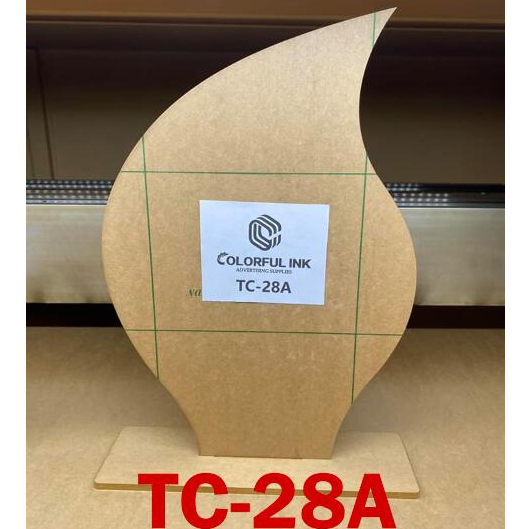 (TC-28A) Acrylic Plaque Design Concepts (Blank/Clear) Size: 11inch thickness:body-3mm,stand -5mm ...