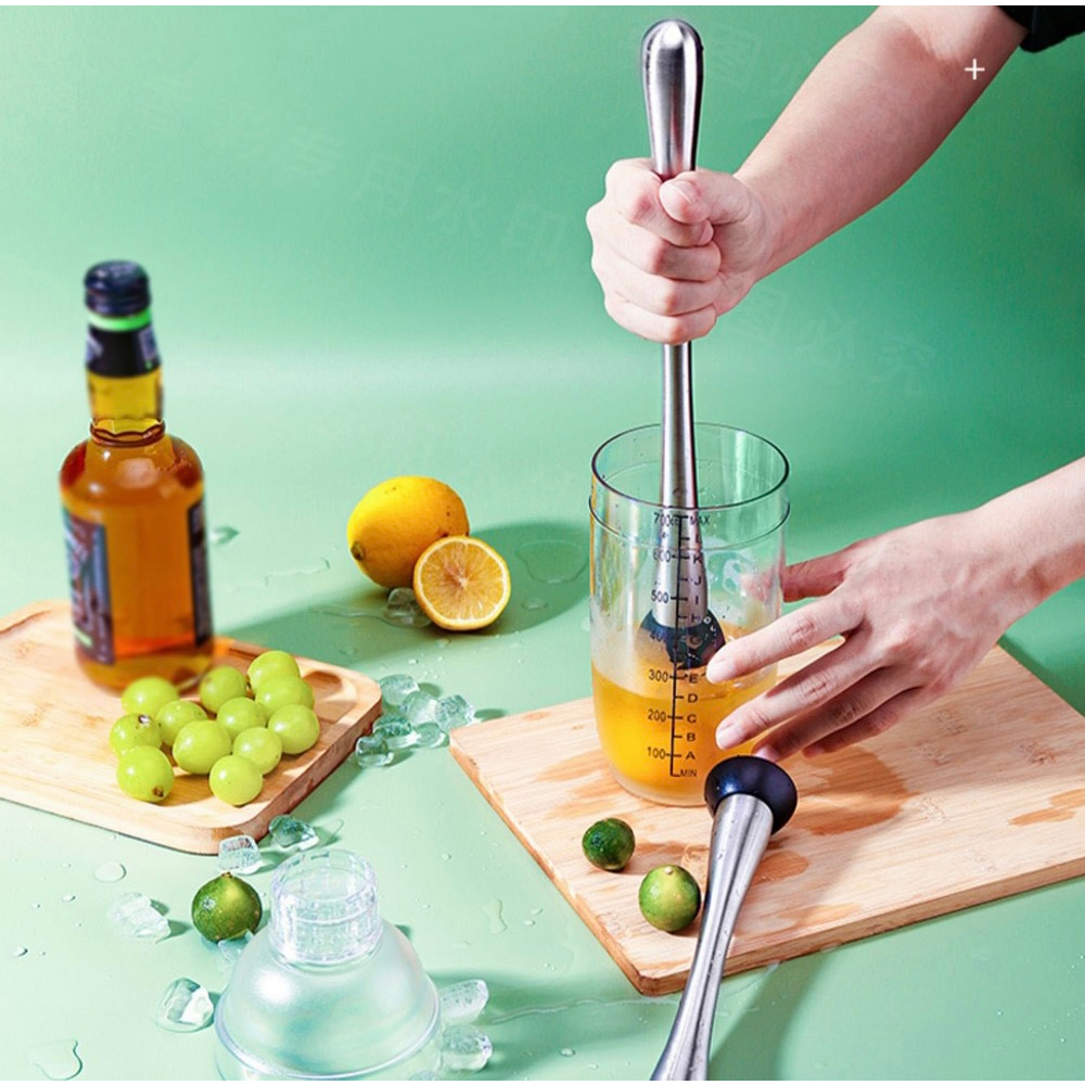 Ice&lemon hammer30/23cm Crushed Ice Stick Fruit Tamping Juice Stick ...