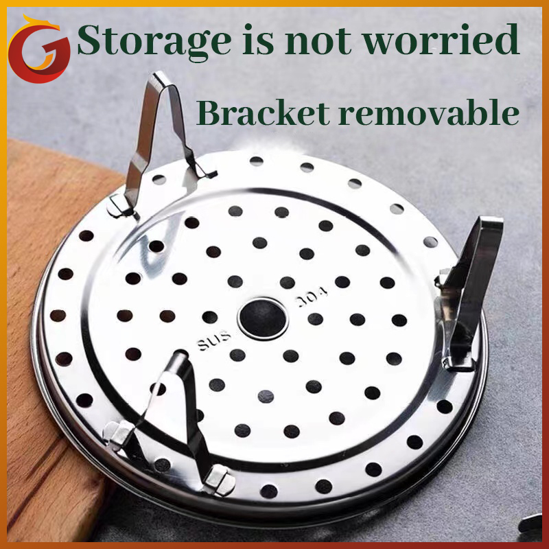 RW-HOME Steamer Shelf Multifunction Stainless Steel Tray Stand Pot ...