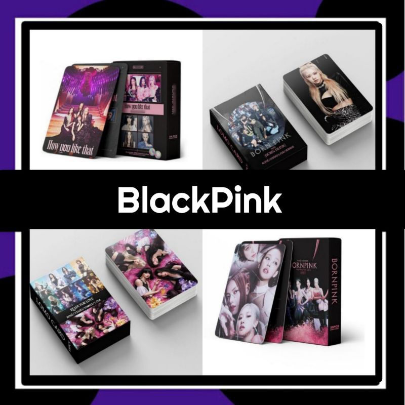 BlackPink Lomo Cards 54-55pcs Backprinted | Shopee Philippines