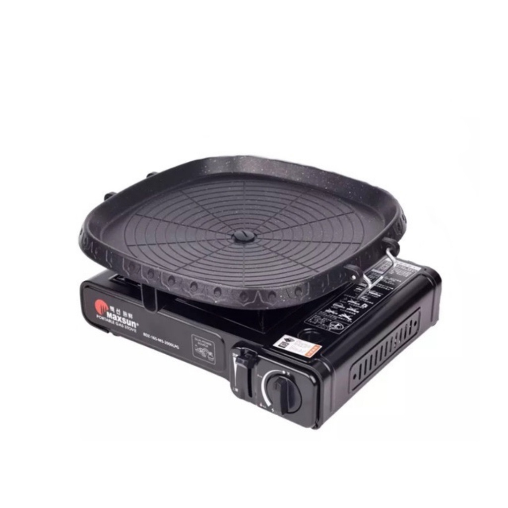 Xhopee Samgyupsal Set Portable Butane Stove and Non Stick Griller Plate ...