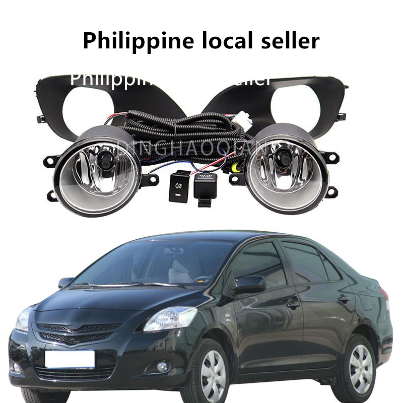 a set（with wire and switch）TOYOTA VIOS gen2 2008 2009 2010 2011 2012 2013 fog lamp fog light ...
