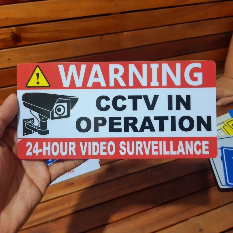 Shop cctv signage for Sale on Shopee Philippines