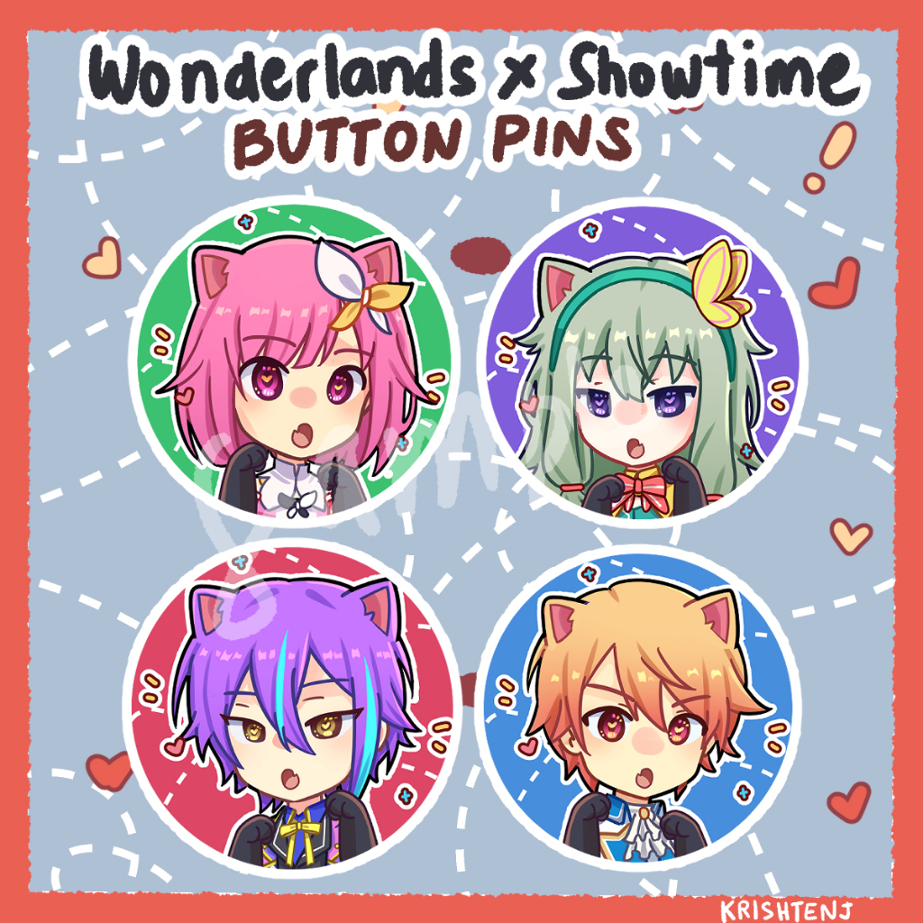 Project Sekai Wonderlands x Showtime Button Pins: Krishten | Shopee ...