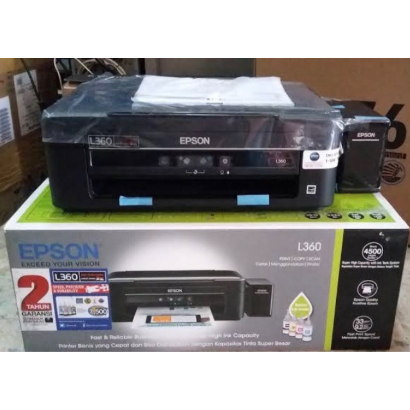 Epson EcoTank L360 A4 Wi-Fi Duplex All-in-One Ink Tank Printer | Shopee ...