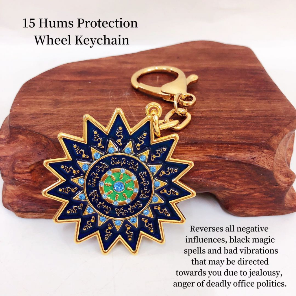 Fengshui 15 Hums Protection Wheel Keychain | Shopee Philippines