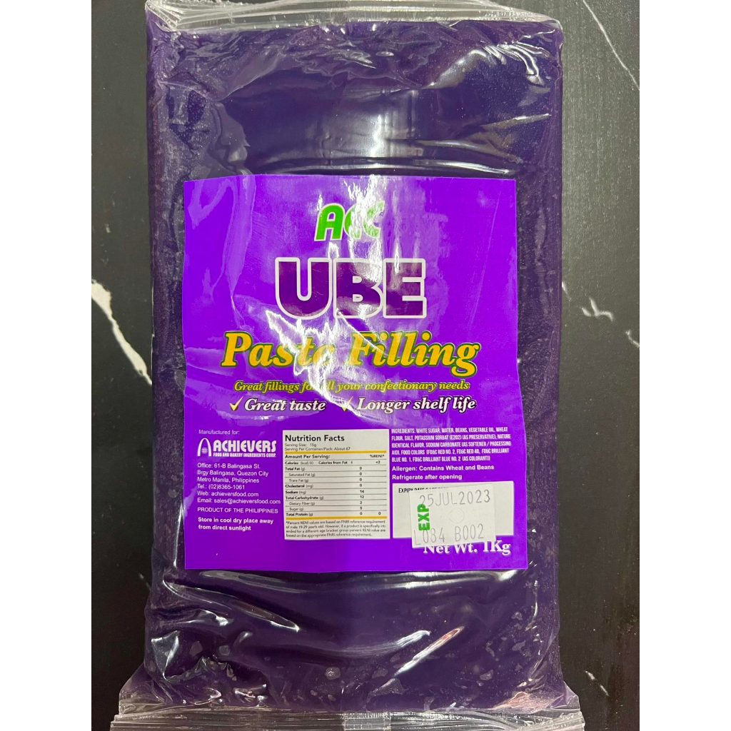 Ube Paste Purple yam Paste 1kg &5kg Ube Fillings | Shopee Philippines