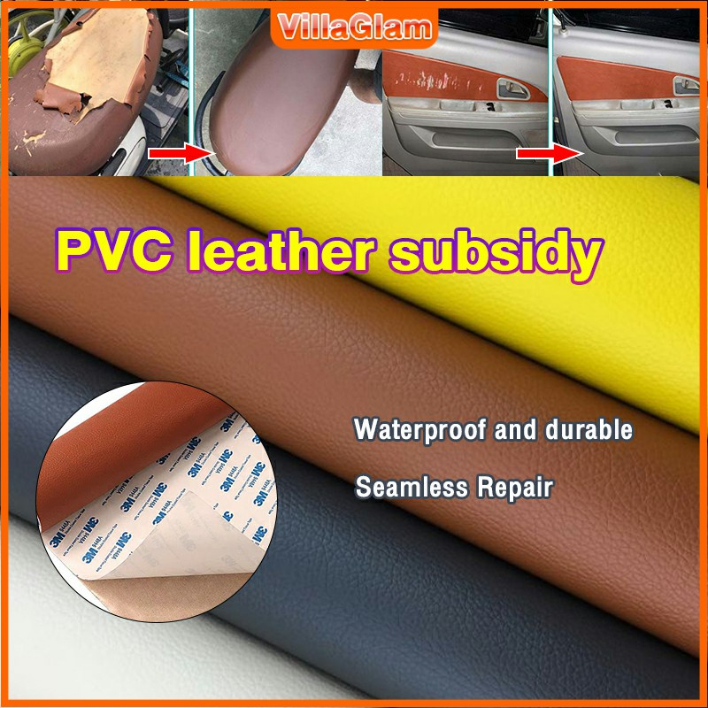 3M Self adhesive PU Leather Patches Sofa Car Seat Bag Hole Quick Repair ...