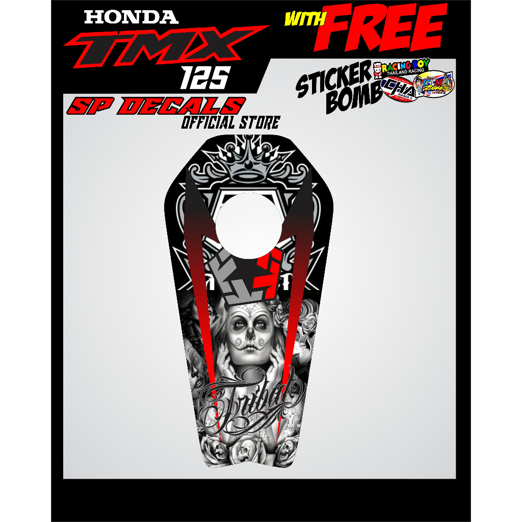 TMX 125 Top Tank Decal Stickers Vinyl High Quality Printed With ...
